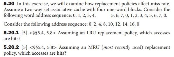Solved In this exercise, we will examine how replacement | Chegg.com
