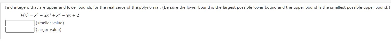 Solved Find integers that are upper and lower bounds for the | Chegg.com