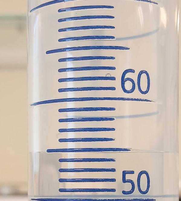 Solved Add 50-60 milliliters of water to your 100-ml | Chegg.com