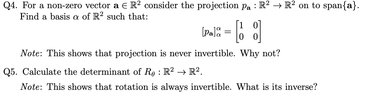 24. For a non-zero vector a∈R2 consider the | Chegg.com