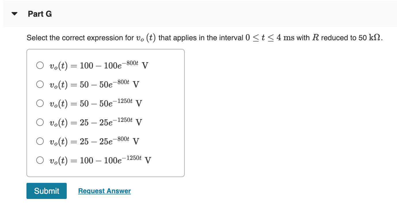 Solved The voltage signal source in the circuit in (Figure | Chegg.com