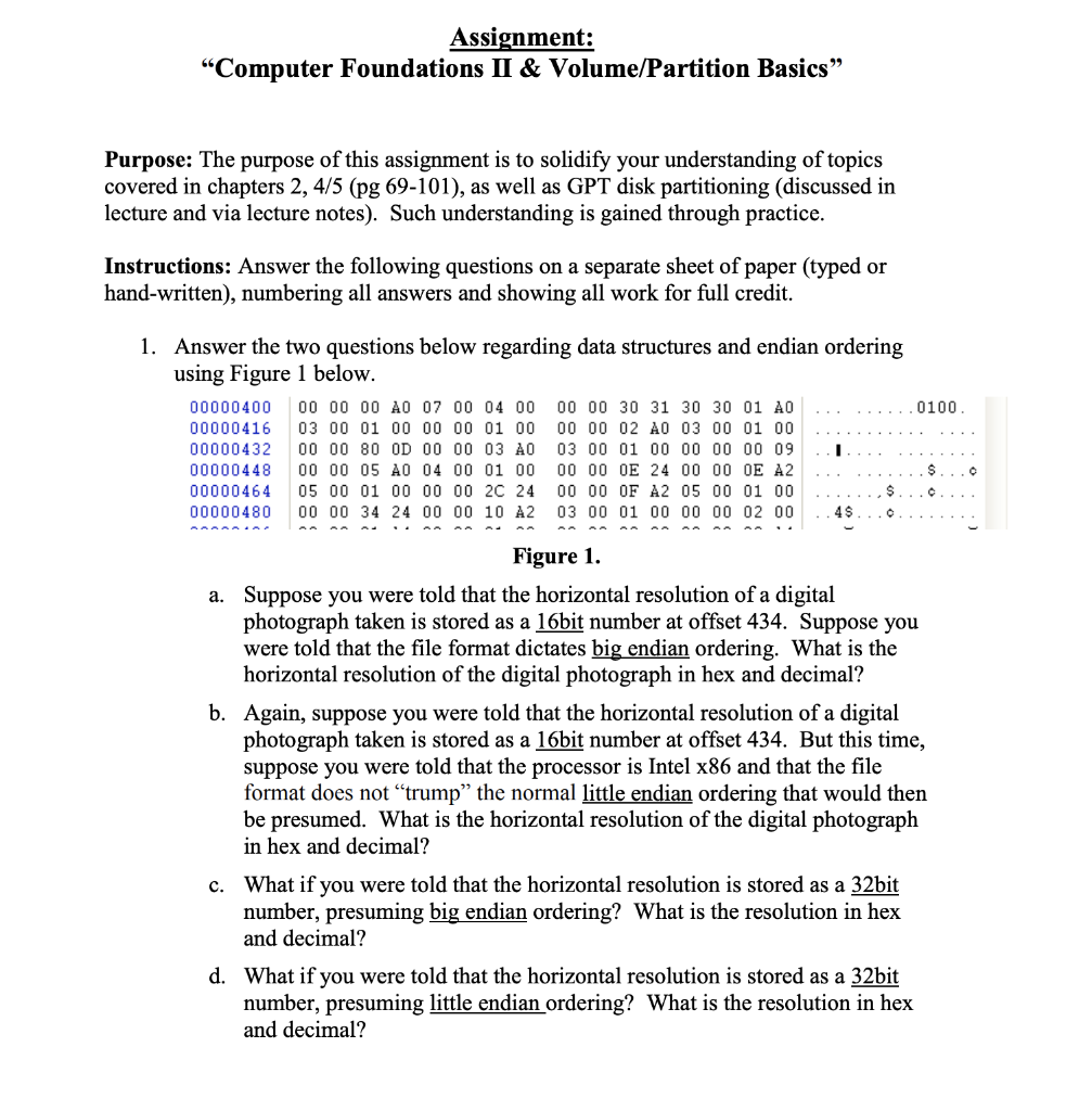 Assignment: “Computer Foundations II & | Chegg.com