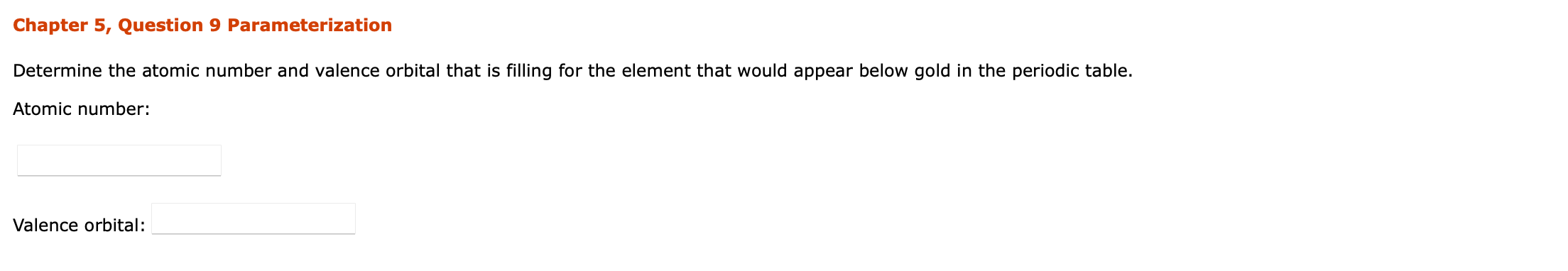 Solved Chapter 5, Question 9 Parameterization Determine the | Chegg.com