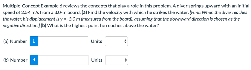 Solved Multiple-Concept Example 6 reviews the concepts that | Chegg.com