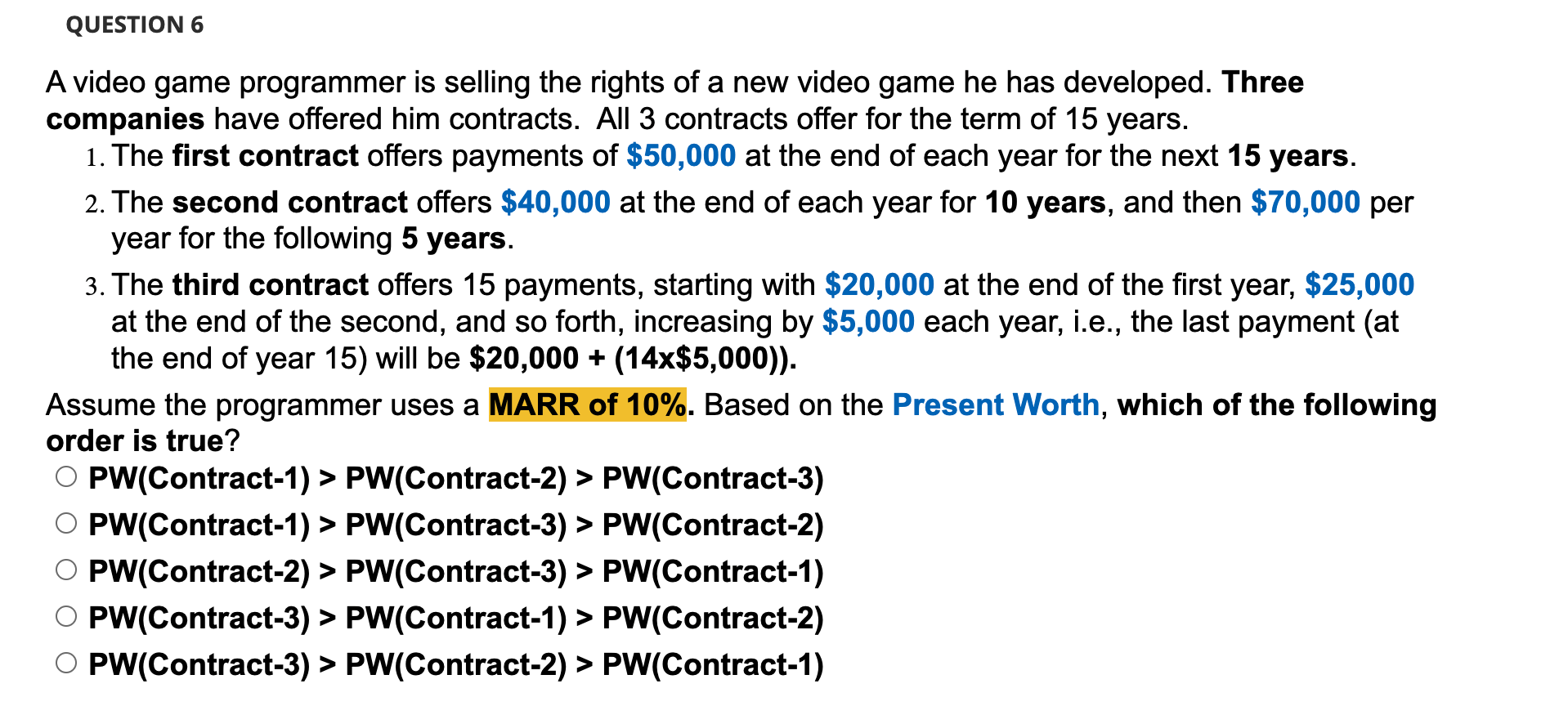 Solved A video game programmer is selling the rights of a | Chegg.com