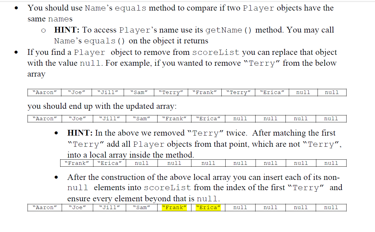 Solved //Java: Overview: Please follow the instructions | Chegg.com