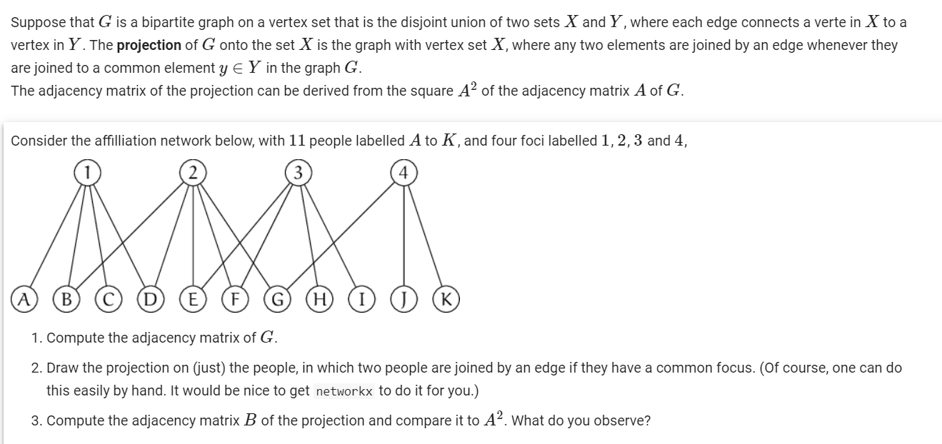 Solved Suppose that G is a bipartite graph on a vertex set | Chegg.com
