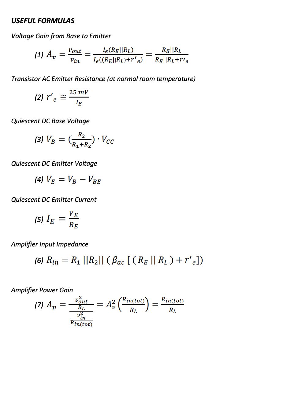 Solved LAB 8: Common-Collector Amplifier (Emitter-Follower) | Chegg.com