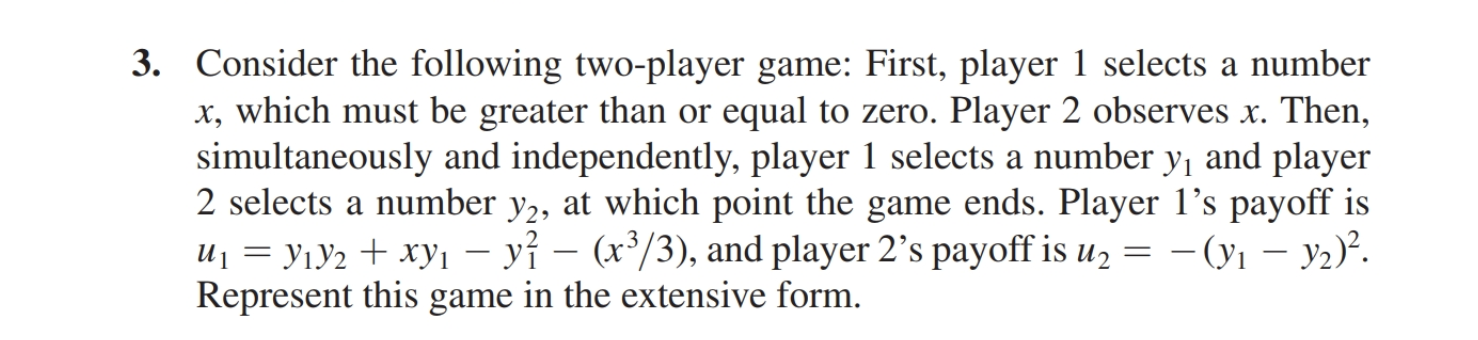 Solved 3. (a) Solve the game by backward induction and | Chegg.com
