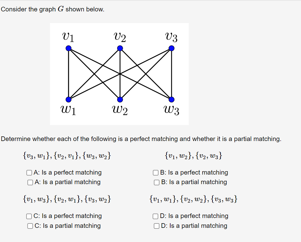 Solved Consider the graph G shown below. Determine whether | Chegg.com