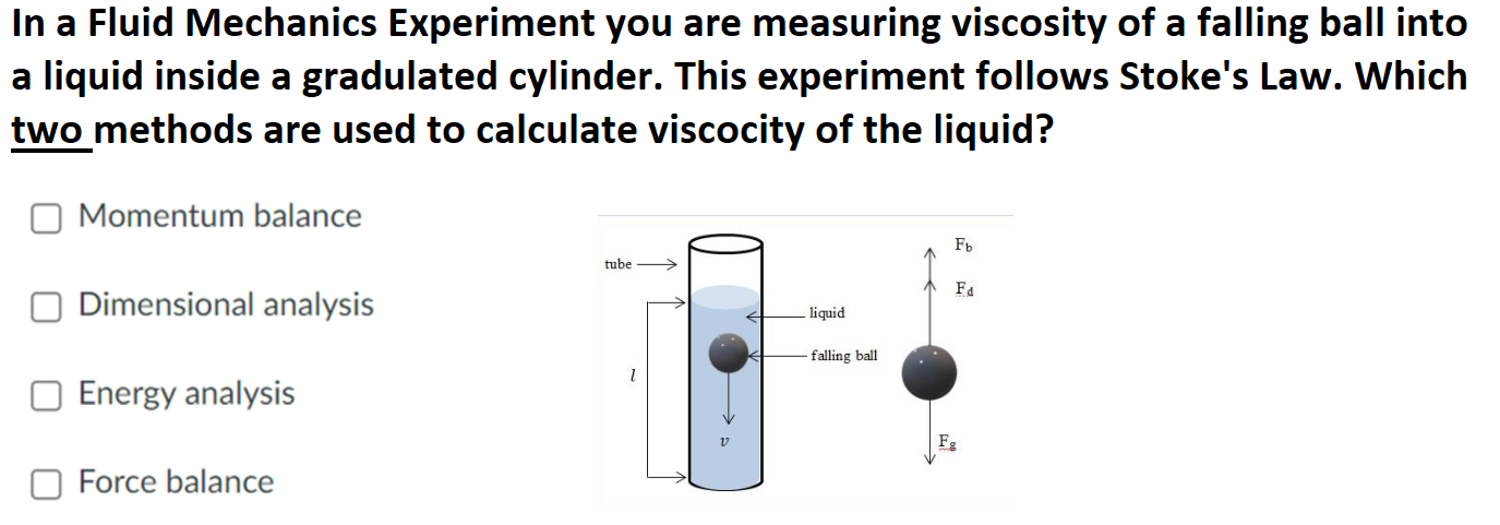 Solved In a Fluid Mechanics Experiment you are measuring | Chegg.com