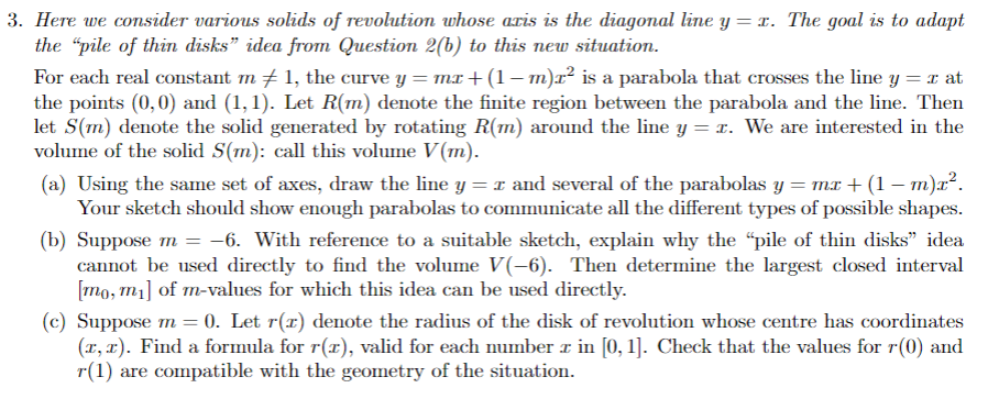 Solved Let R denote the finite region enclosed by the curves | Chegg.com