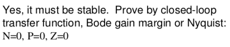 Solved Consider an open-loop stable system which is such | Chegg.com