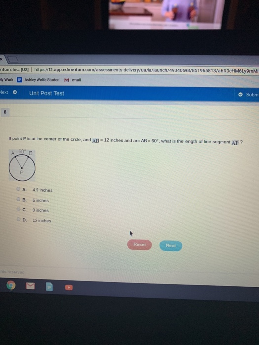 Solved ntum, Inc. (USI https/12.app.edmentum.com/assessments | Chegg.com