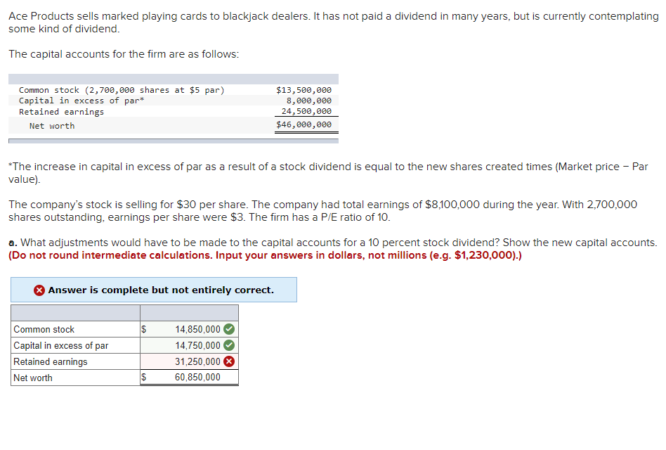 Solved Ace Products sells marked playing cards to blackjack | Chegg.com