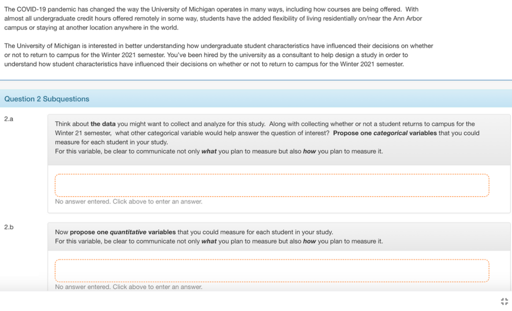 Solved Read the following prompt and complete 2.a, 2.b, 2.c, | Chegg.com