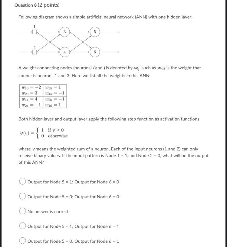 Solved Question 8 (2 points) Following diagram shows a | Chegg.com