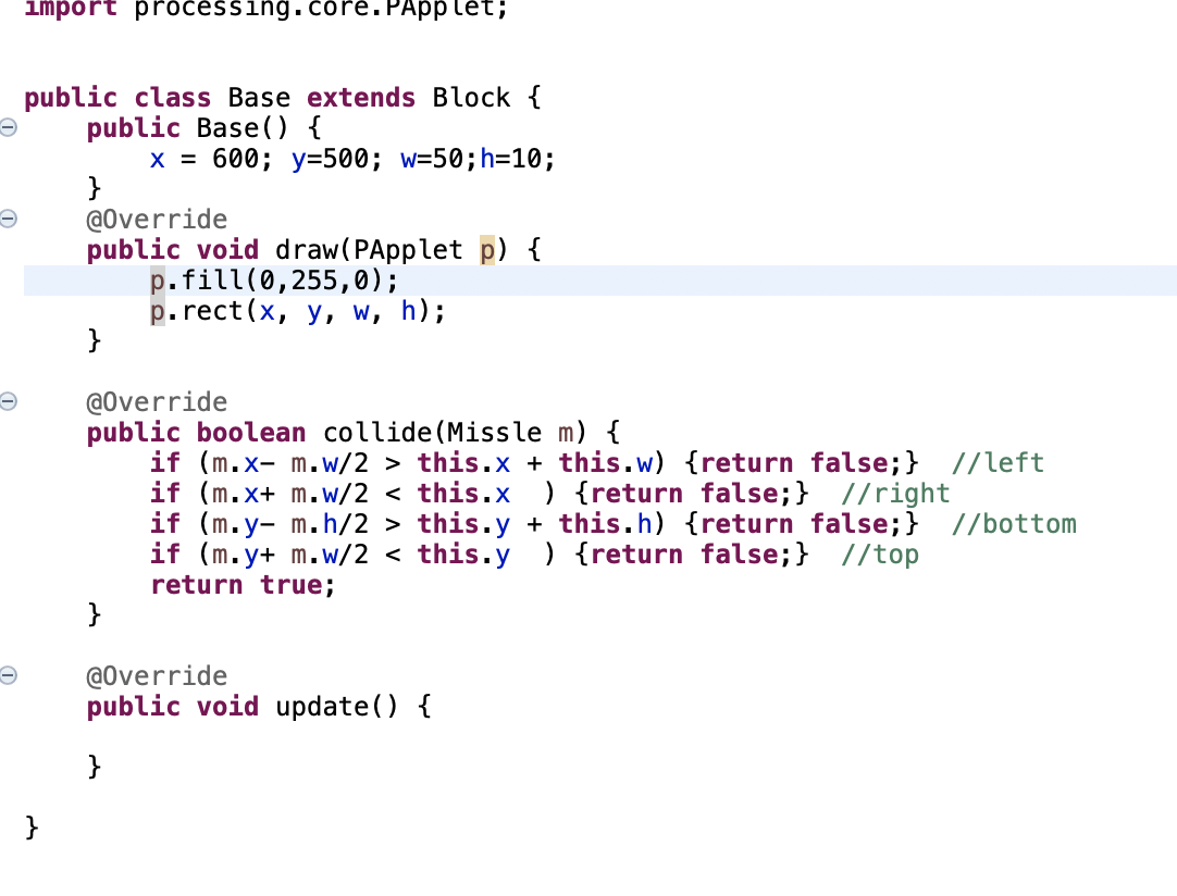 Java 8 Processing 1) Have each row of targets be a | Chegg.com