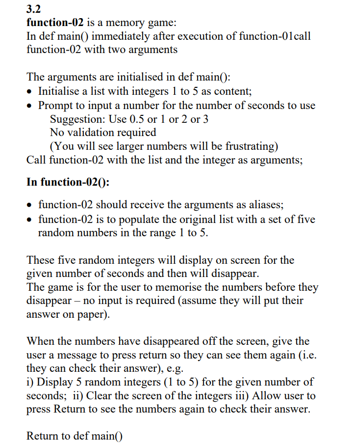 Solved 3. Problem Specification: Design and implement a | Chegg.com