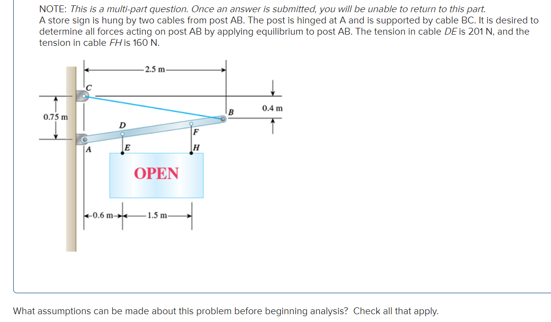 Solved NOTE: This is a multi-part question. Once an answer | Chegg.com