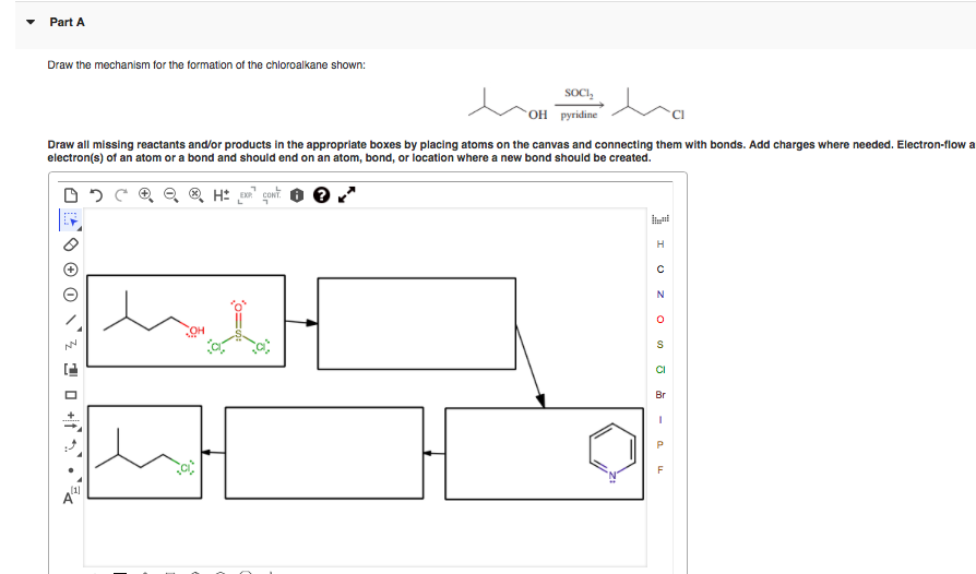 Solved Part A Draw the mechanism for the formation of the | Chegg.com