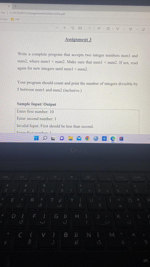 Solved Sample Input/ Output Enter first number: 10 Enter | Chegg.com