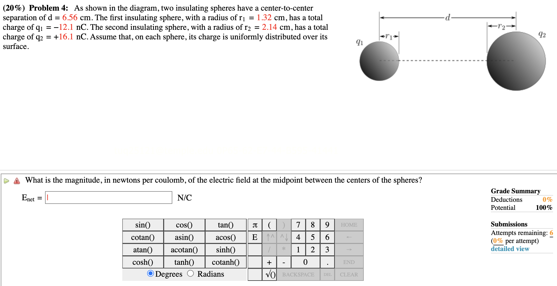 Solved (20\%) Problem 4: As shown in the diagram, two | Chegg.com