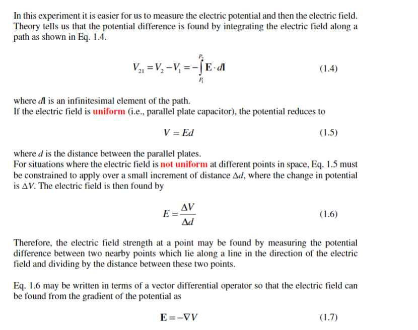 Plot the potential lines and the electric field lines | Chegg.com
