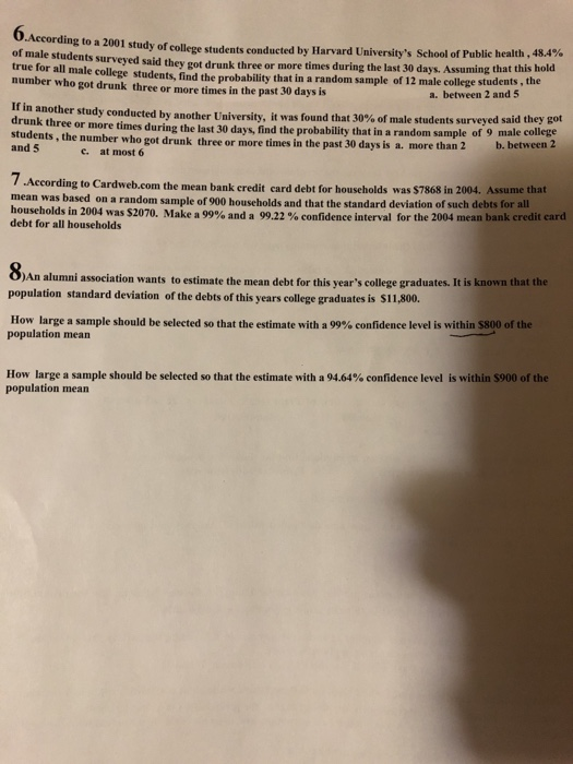 Solved MATH 111 REVIEW PROBABILITY AND STATISTICS the mean | Chegg.com