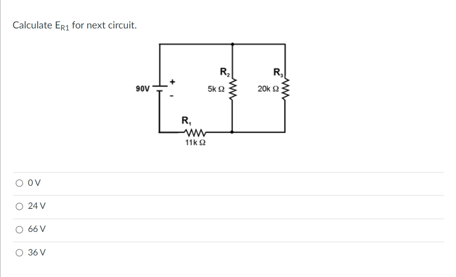 Solved Calculate ER1 for next circuit. \begin{tabular}{l} 0 | Chegg.com