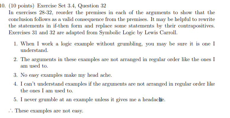 Solved (10 ﻿points) ﻿Exercise Set 3.4, ﻿Question 32In | Chegg.com
