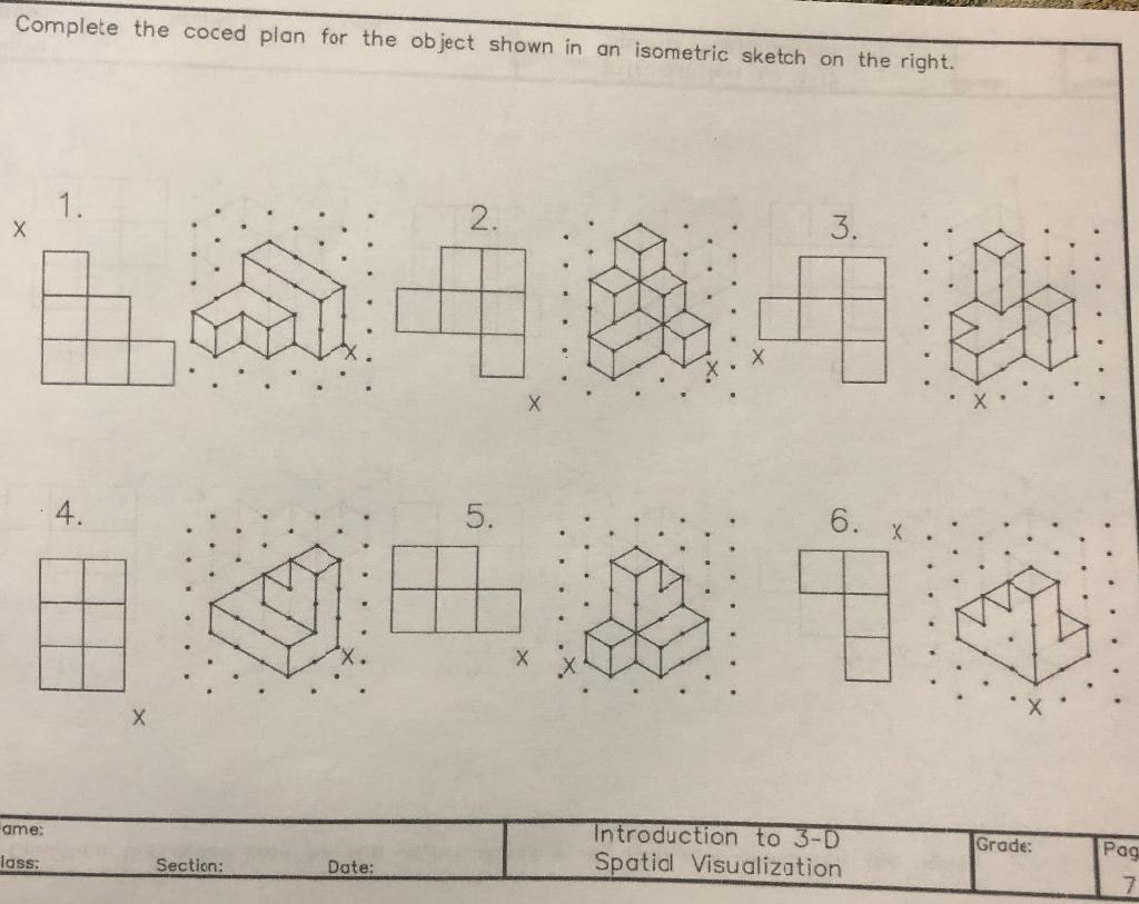 Solved Circle the letter beneath the isometric sketch of the | Chegg.com