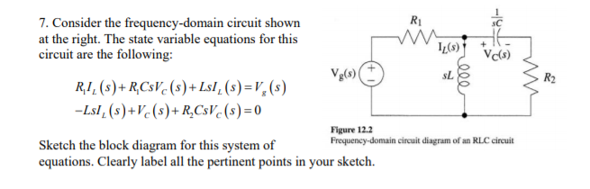 Solved SL ele R2 7. Consider the frequency-domain circuit | Chegg.com