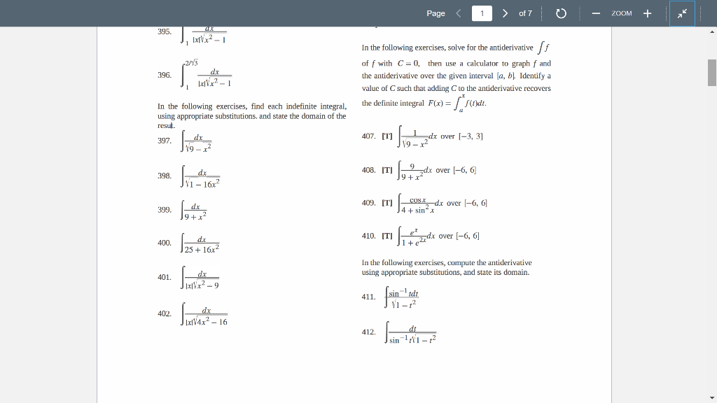 Solved In the following exercises, evaluate each integral in | Chegg.com