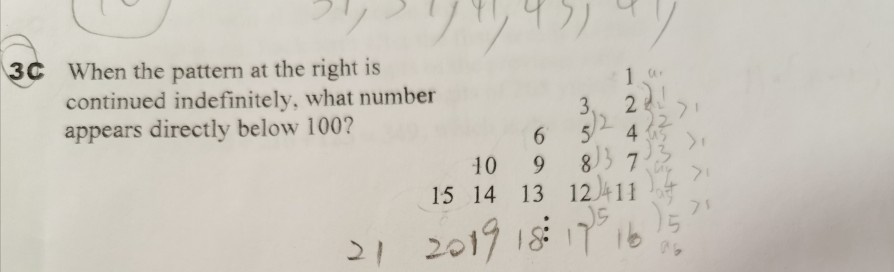 Solved When the pattern at the right is continued | Chegg.com