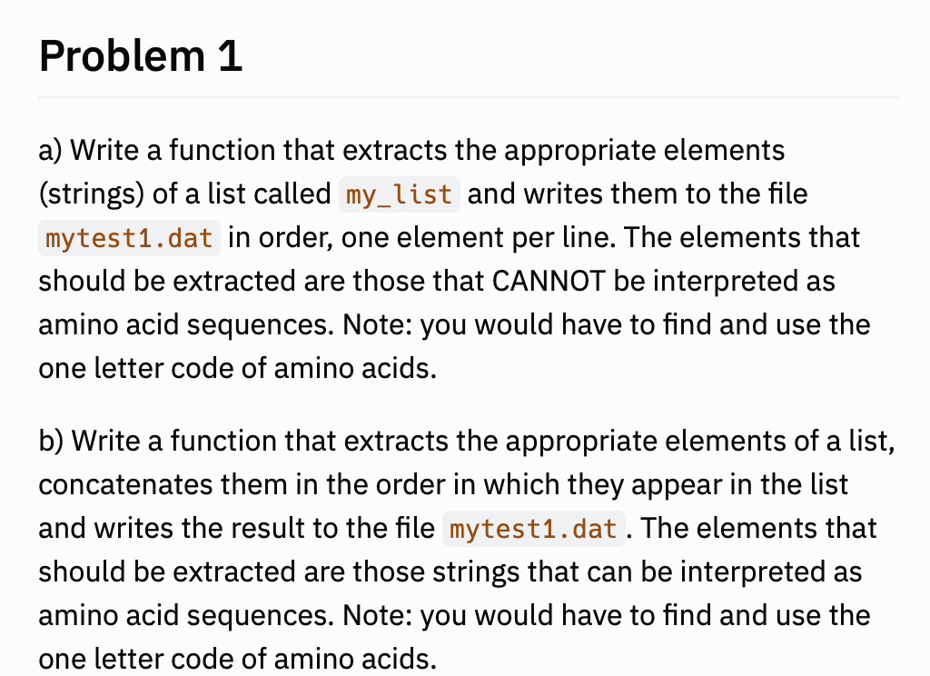 Solved a) Write a function that extracts the appropriate | Chegg.com