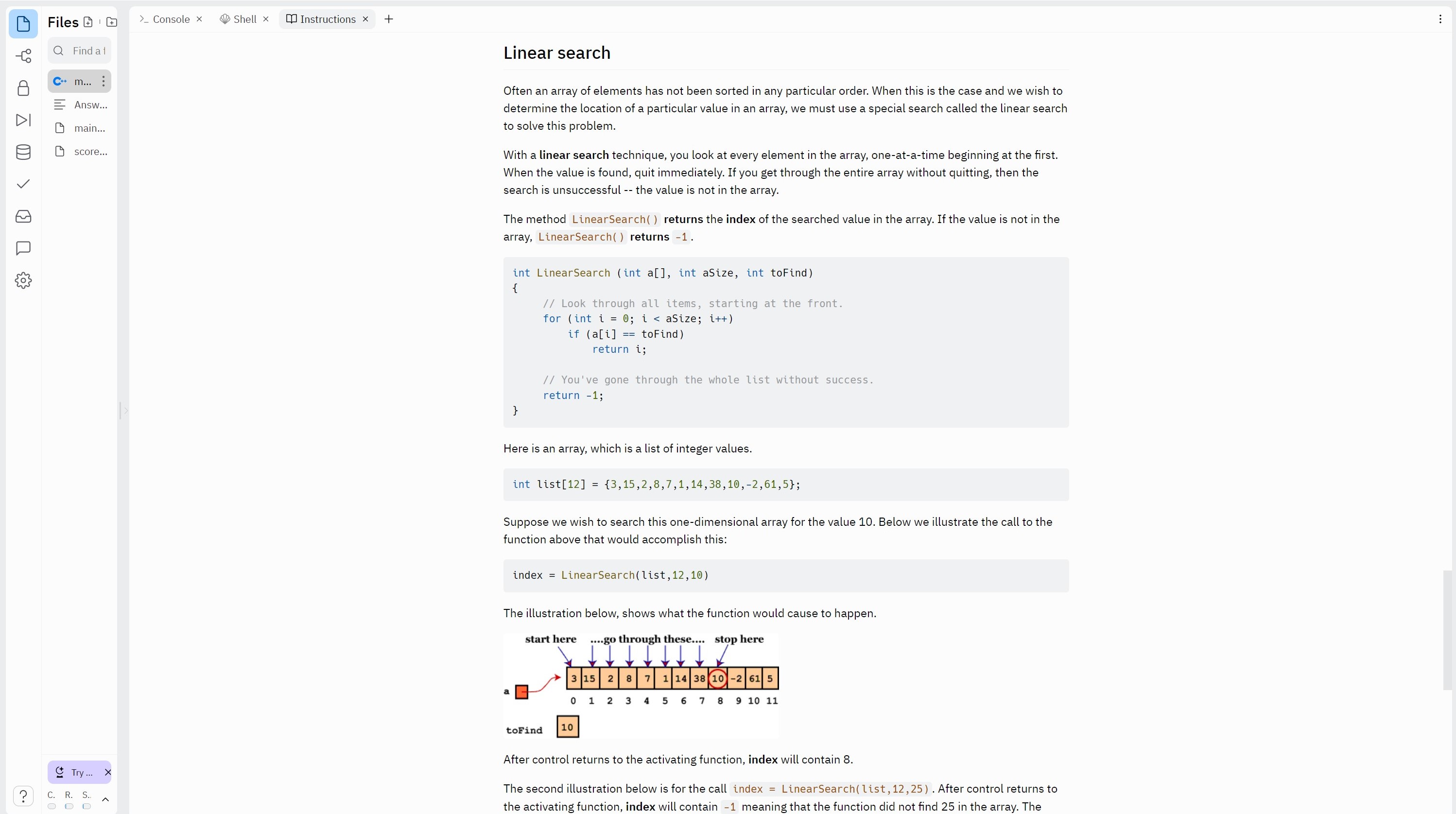 Solved ReadInscores (scores, howMany); integer, giving the | Chegg.com
