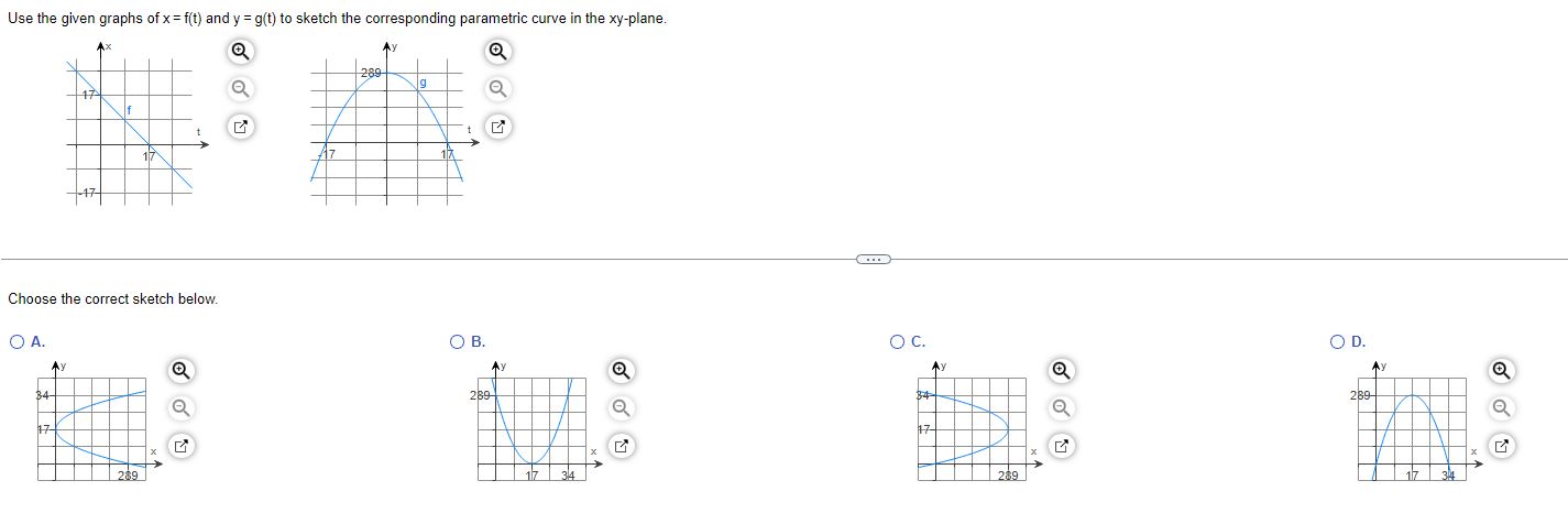 Solved Use the given graphs of x=f(t) ﻿and y=g(t) ﻿to sketch | Chegg.com