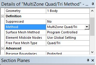 Solved Hello! In the Ansys Fluent, about the mesh method, | Chegg.com