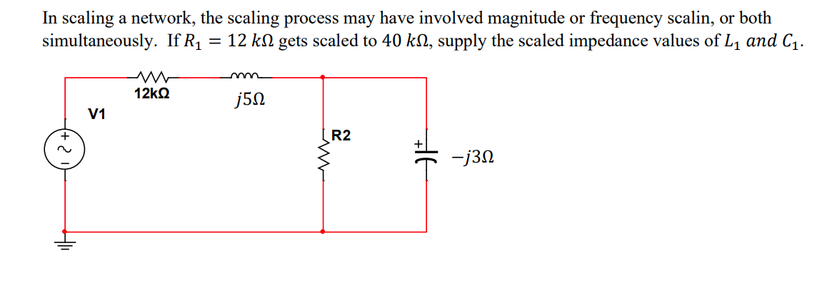 Solved please use the magnitude and frequncy scaling formula | Chegg.com