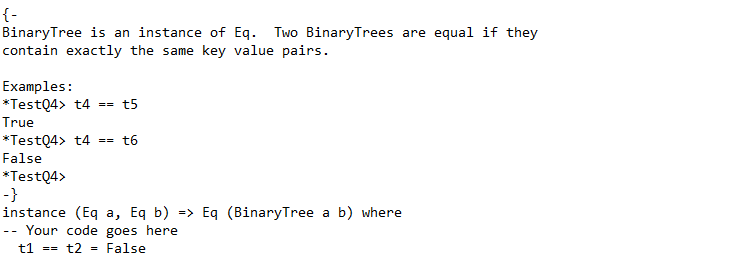 Solved { A Binarytree Is Either A Leaf Or A Node A Node