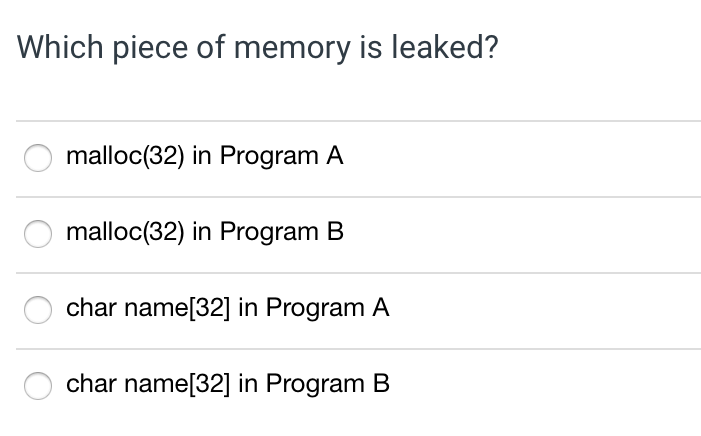 Solved Consider the given Program A and Program B. Answer | Chegg.com