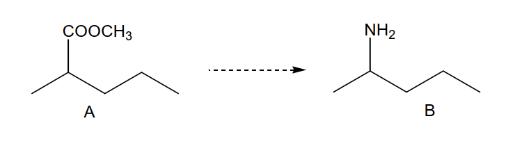 Solved COOCH3 NH2 A B | Chegg.com