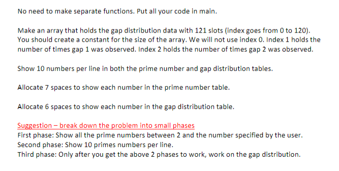 Solved primeGap.cpp Mathematicians have been trying to find | Chegg.com