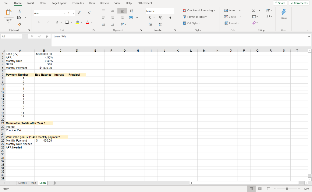 Solved Exp19_Excel_Ch07_Cap_Real_Estate Project Description: | Chegg.com