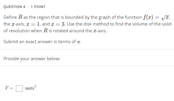 Solved Define R as the region that is bounded by the graph | Chegg.com
