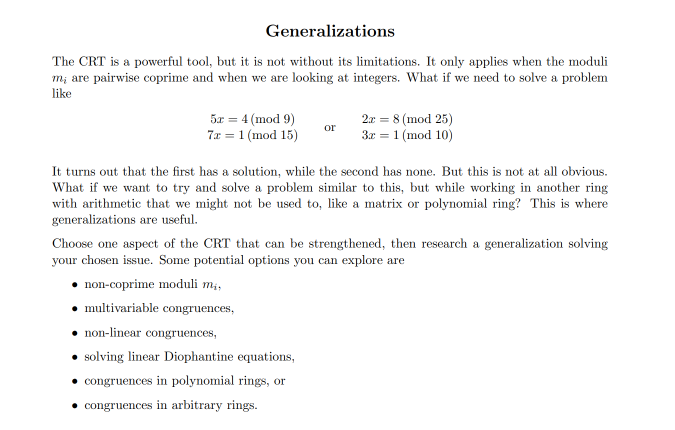 Please choose a topic to do generalization for | Chegg.com