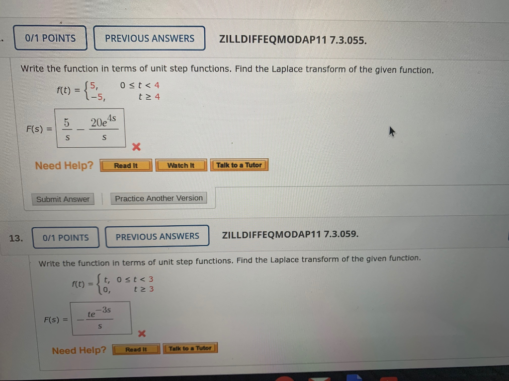 Solved 0/1 POINTS PREVIOUS ANSWERS ZILLDIFFEQMODAP11 | Chegg.com