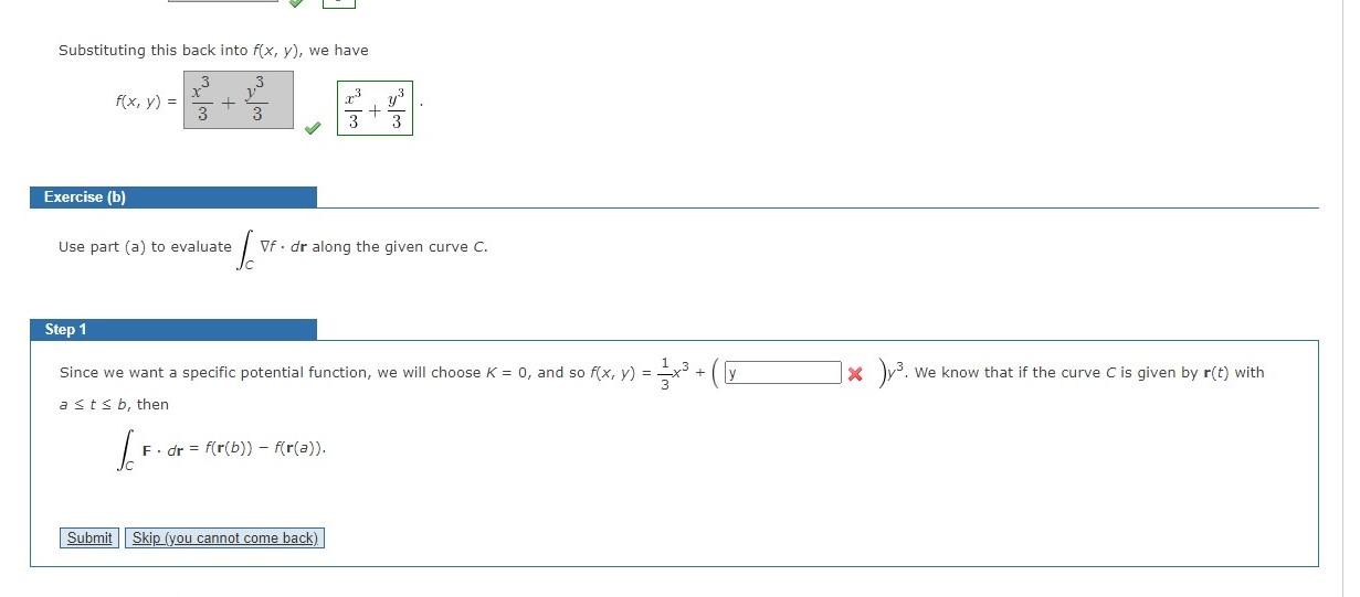 Solved Consider F and C below. F(x,y)=x2i+y2j C is the arc | Chegg.com