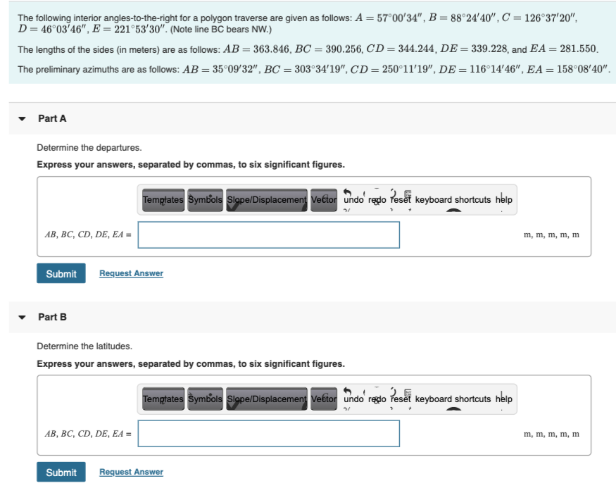 Solved Part Determine The Linear Misclosure Express Your